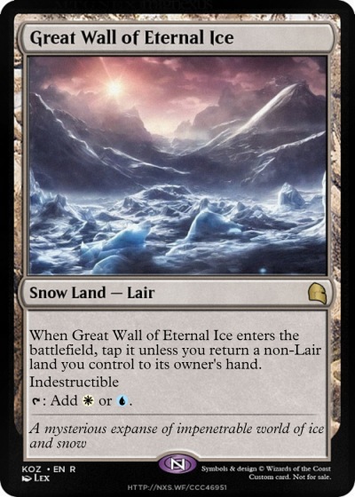MTGNexus - Great Wall of Eternal Ice