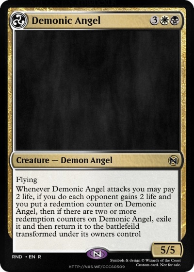 MTGNexus - Demonic Angel // Redeemed Angel