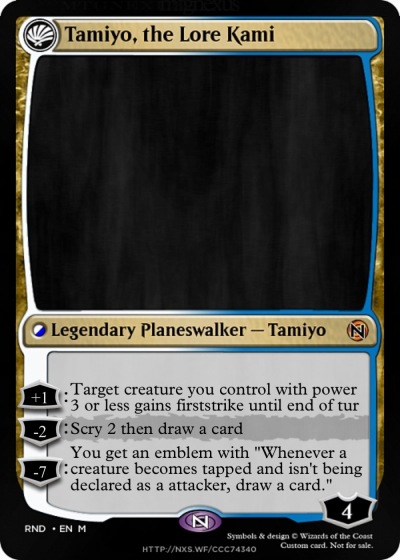 MTGNexus - Tamiyo’s Legacy // Tamiyo, the Lore Kami