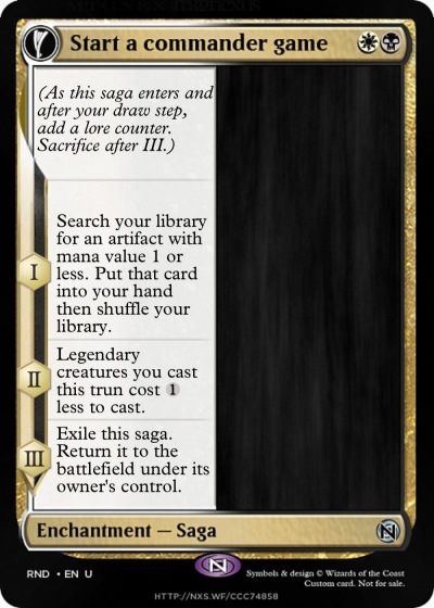 MTGNexus - Start a commander game // Commander’s Right Hand