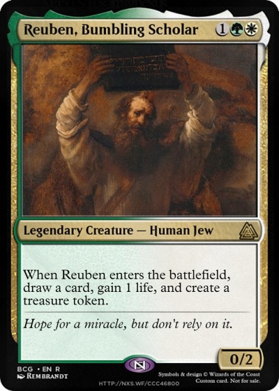 MTGNexus - Reuben, Bumbling Scholar