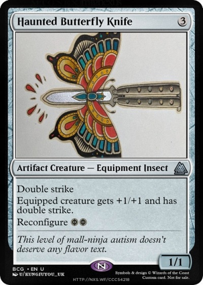 MTGNexus - Haunted Butterfly Knife
