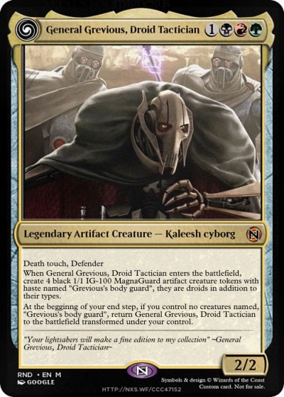 MTGNexus - General Grevious, Droid Tactician // Grevious, Hunter of Jedi