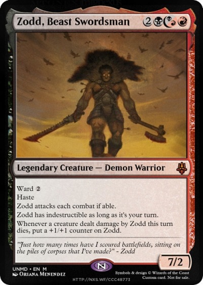 MTGNexus - Zodd, Beast Swordsman