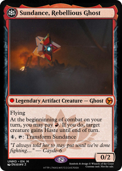 MTGNexus - Cayde-6, Hunter Vanguard // Sundance, Rebellious Ghost