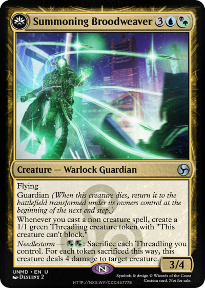 MTGNexus - Summoning Broodweaver // Broodweaver's Ghost