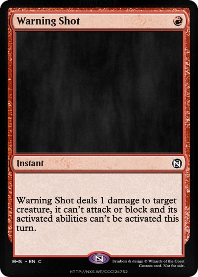 MTGNexus - Warning Shot