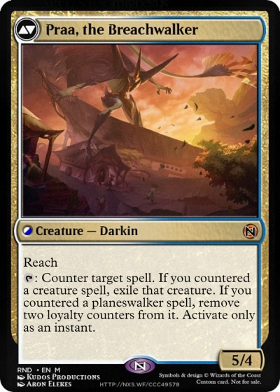 MTGNexus - The Darkin Fan // Praa, the Breachwalker