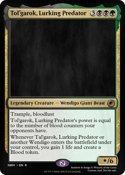 MTGNexus - Tol'garok, Lurking Predator