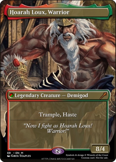 MTGNexus - Godfrey, First Elden Lord // Hoarah Loux, Warrior