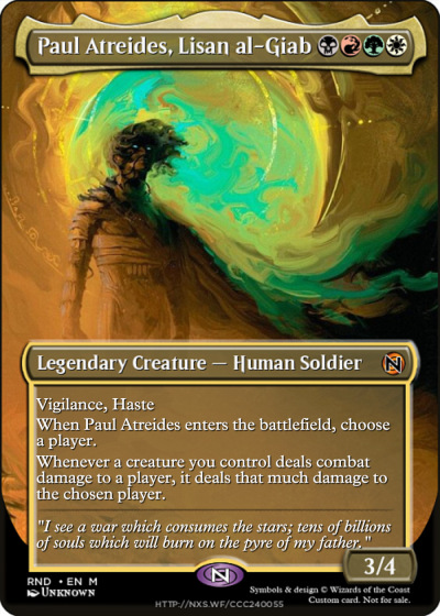 MTGNexus - Paul Atreides, Lisan al-Giab