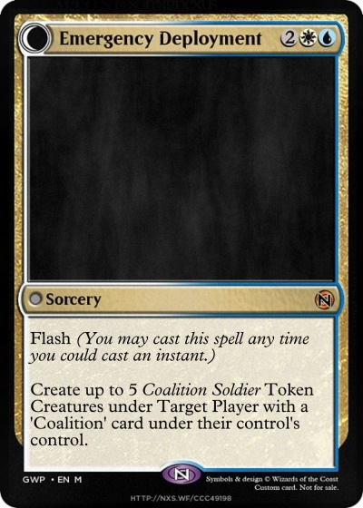 MTGNexus - UN Admissions // Emergency Deployment