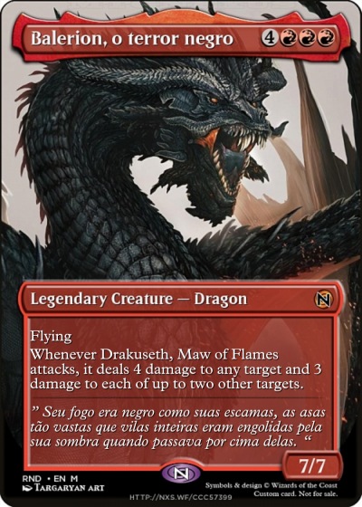 MTGNexus - Balerion, o terror negro