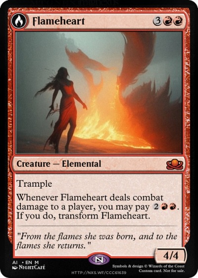 MTGNexus - Flameheart // Flameheart Titan