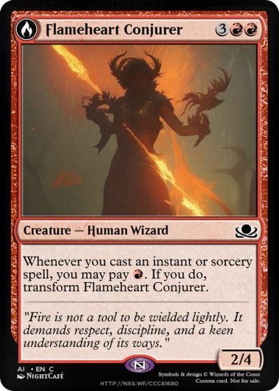 MTGNexus - Flameheart Conjurer // Flameheart Pyromancer