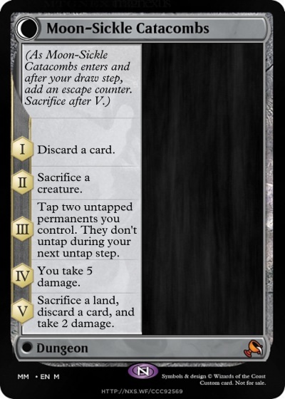 MTGNexus - The Executioner // Moon-Sickle Catacombs