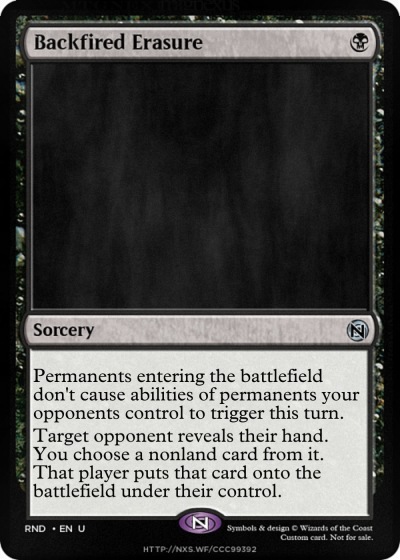 MTGNexus - Backfired Erasure