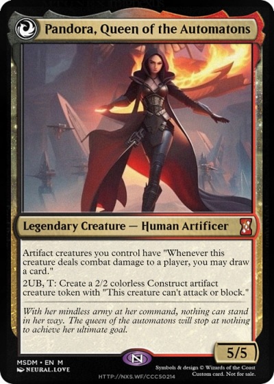 MTGNexus - Pandora, Mindless Innovator // Pandora, Queen of the Automatons
