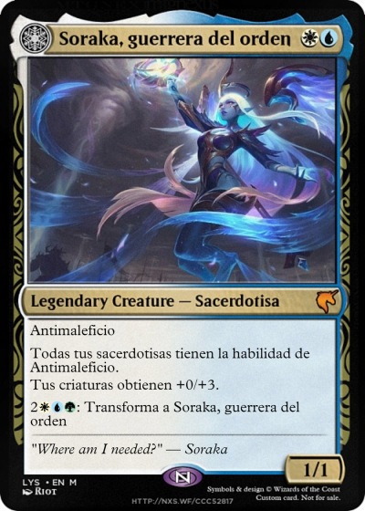 MTGNexus - Soraka, guerrera del orden // Soraka, heraldo del caos