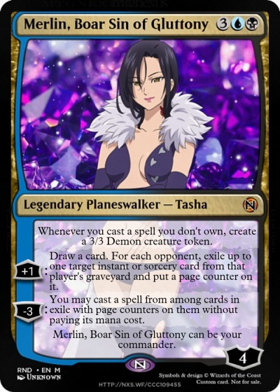 MTGNexus - Merlin, Boar Sin of Gluttony