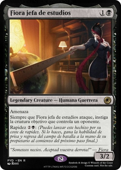 MTGNexus - Fiora jefa de estudios