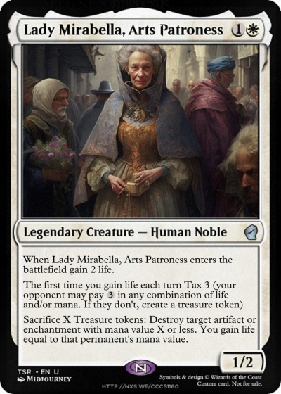 MTGNexus - Lady Mirabella, Arts Patroness