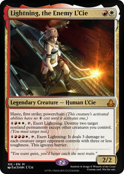 MTGNexus - Lightning, the Enemy L'Cie