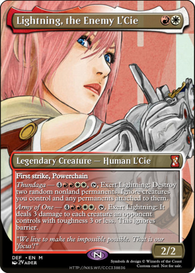 MTGNexus - Lightning, the Enemy L'Cie