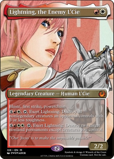 MTGNexus - Lightning, the Enemy L'Cie