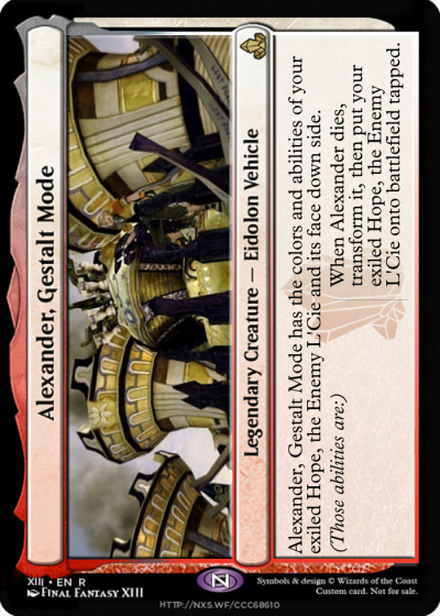 MTGNexus - Alexander, Gestalt Mode