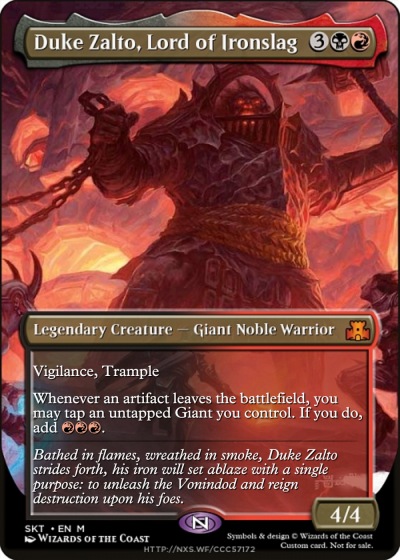 MTGNexus - Duke Zalto, Lord of Ironslag