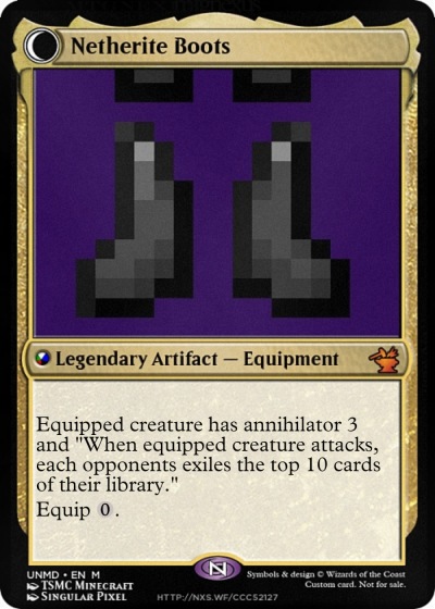 MTGNexus - Diamond Boots // Netherite Boots