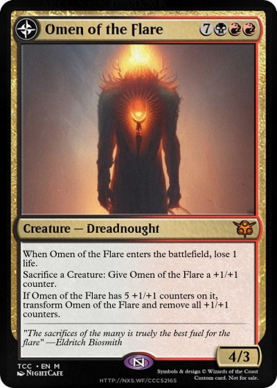 MTGNexus - Omen of the Flare // Courier of the Endless Flame