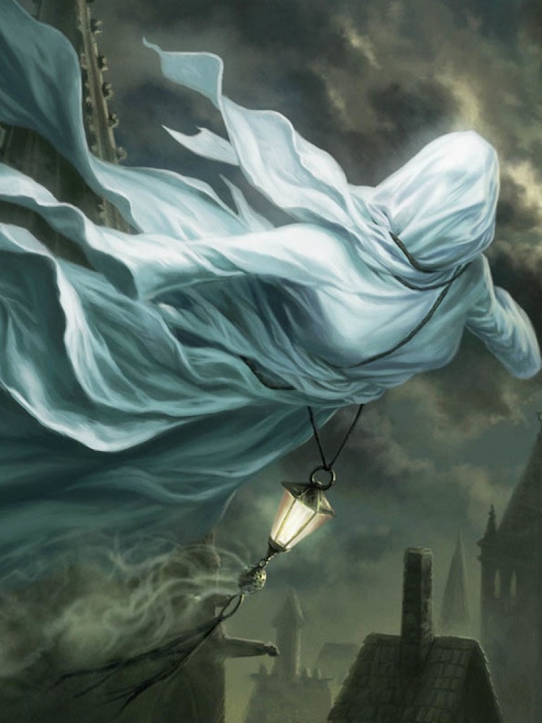 MTGNexus - Moonlight Geist Art by Dan Scott