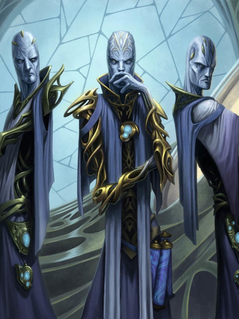 MTGNexus - Filigree Sages Art by Dan Scott