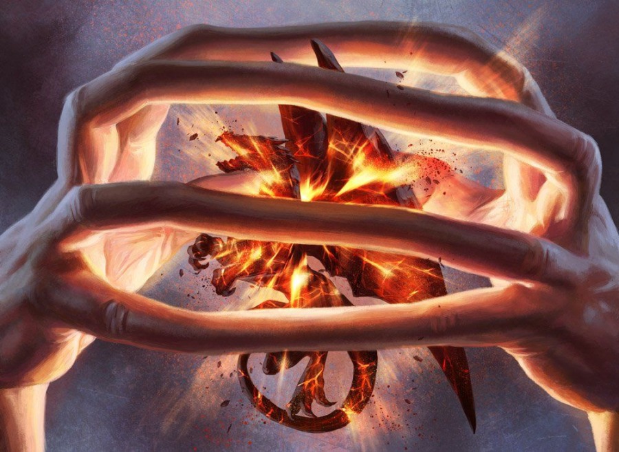 MTGNexus - Spell Crumple Art by Dan Scott