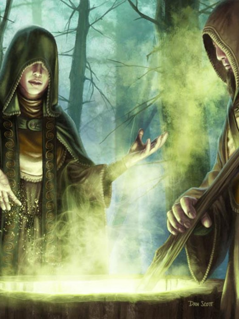 MTGNexus - Ulvenwald Mystics Art by Dan Scott