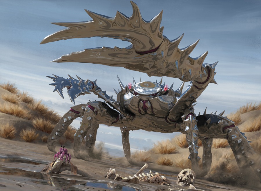 MTGNexus - Chromeshell Crab Art by Joseph Meehan