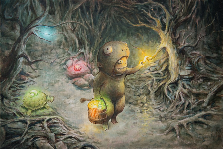 MTGNexus - Gilder Bairn Art by Nils Hamm