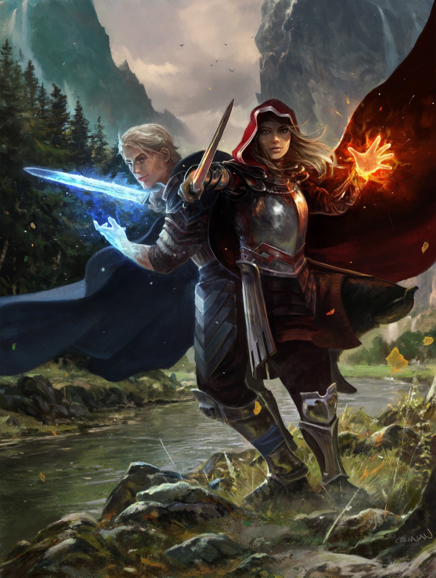 MTGNexus - The Royal Scions Art by Paul Scott Canavan