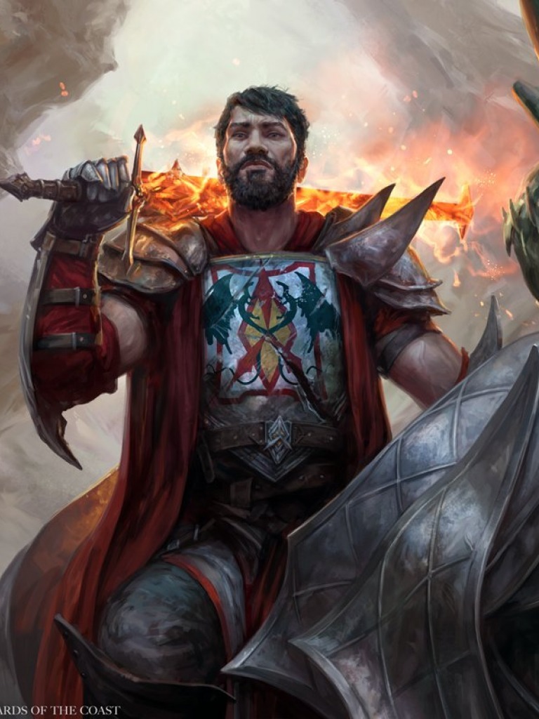 MTGNexus - Embereth Paladin Art by Randy Vargas