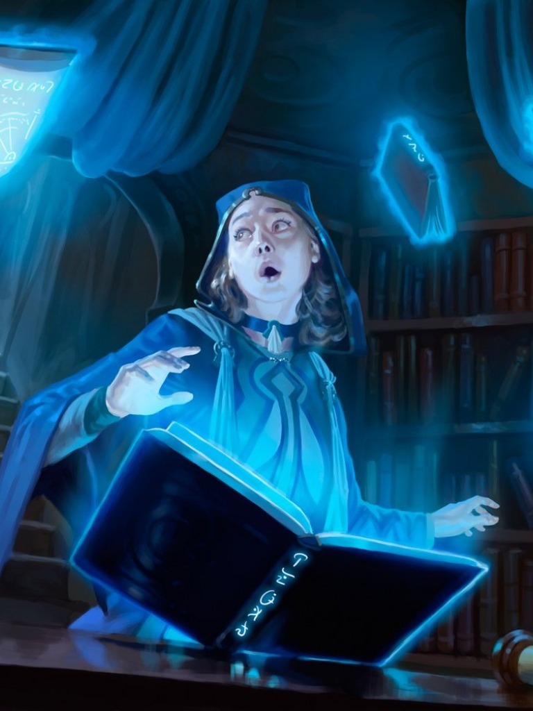 MTGNexus - Overwhelmed Apprentice Art by Jason Rainville