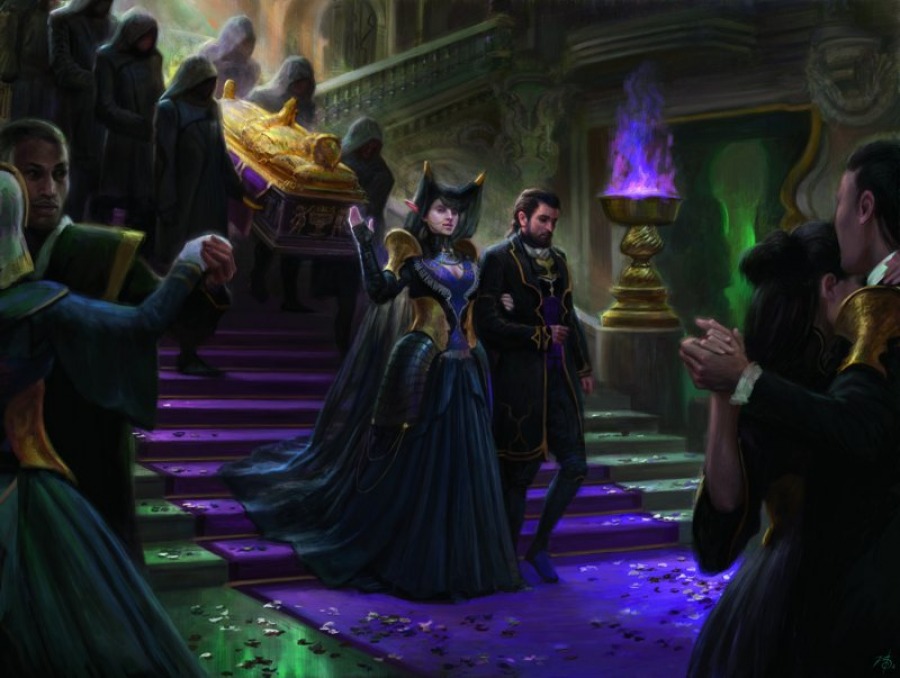 MTGNexus - Festive Funeral Art by Zack Stella