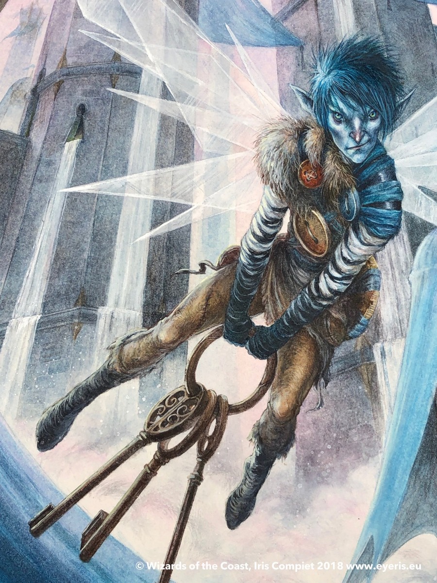 MTGNexus - Brazen Borrower Art by Iris Compiet