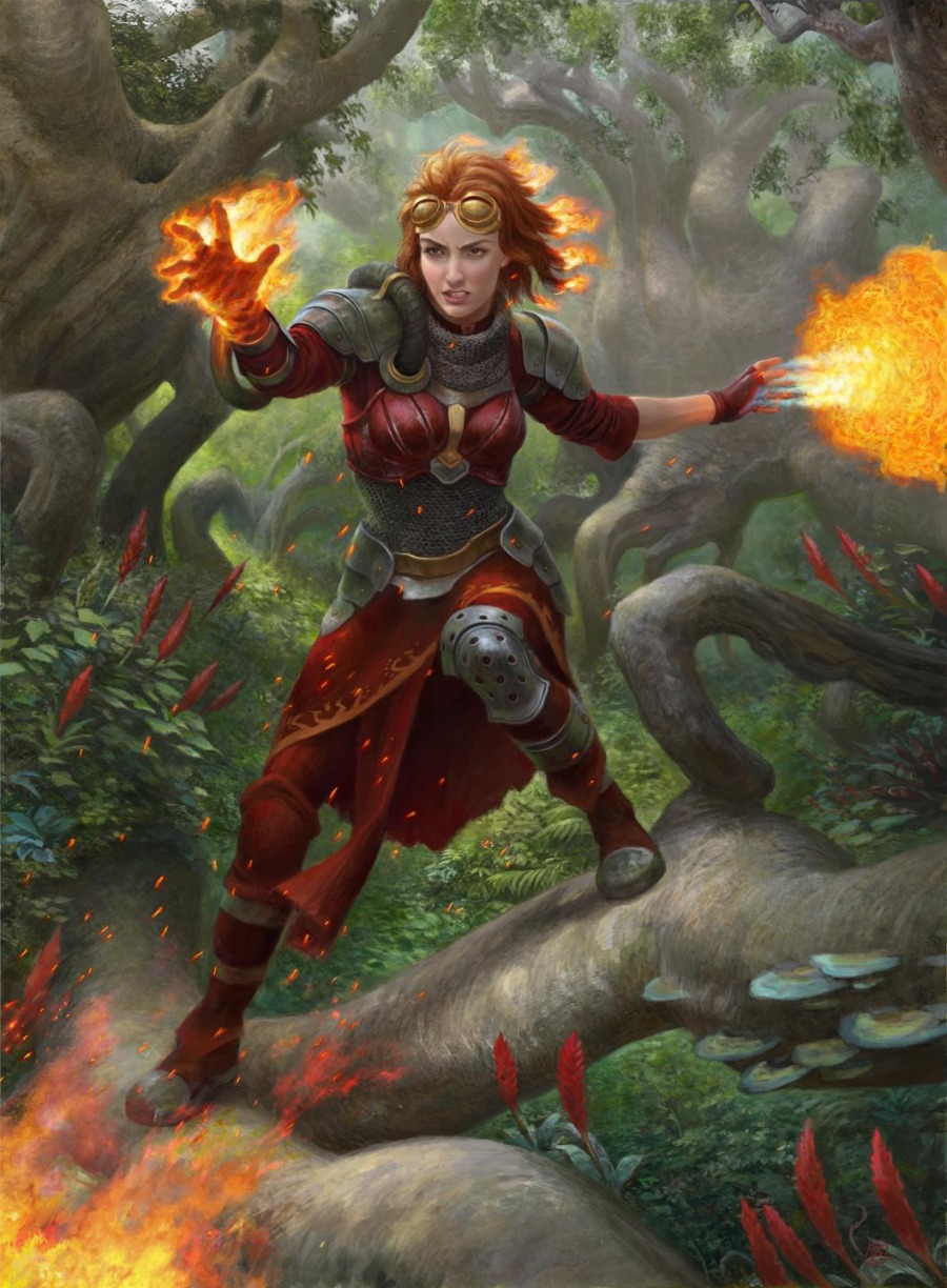 MTGNexus - Chandra, Bold Pyromancer Art by Zack Stella