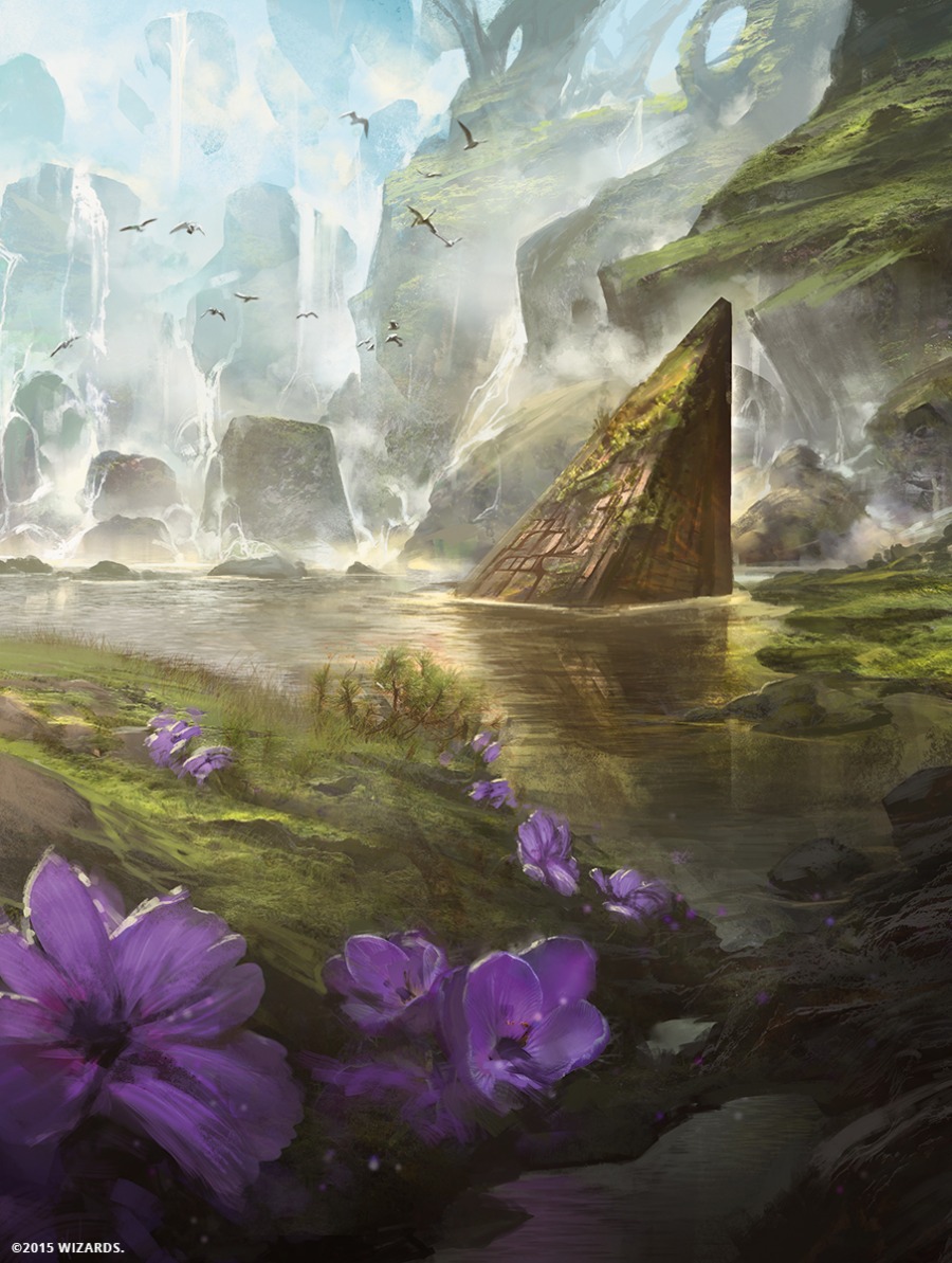 MTGNexus - Breeding Pool Art by Noah Bradley