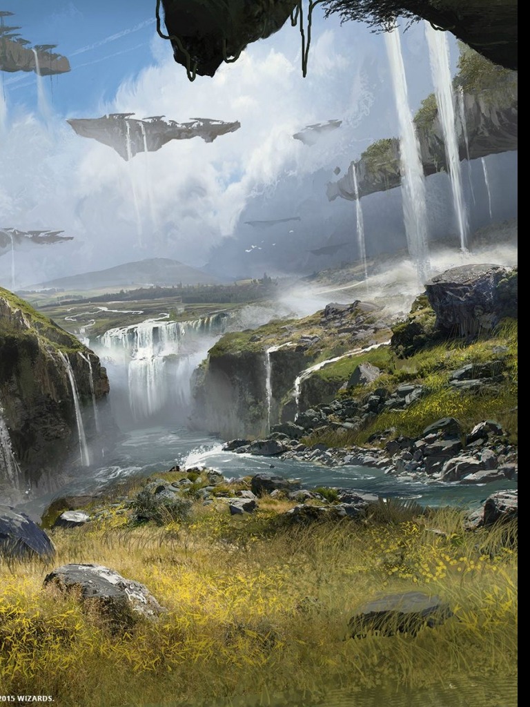 MTGNexus - Prairie Stream Art by Titus Lunter