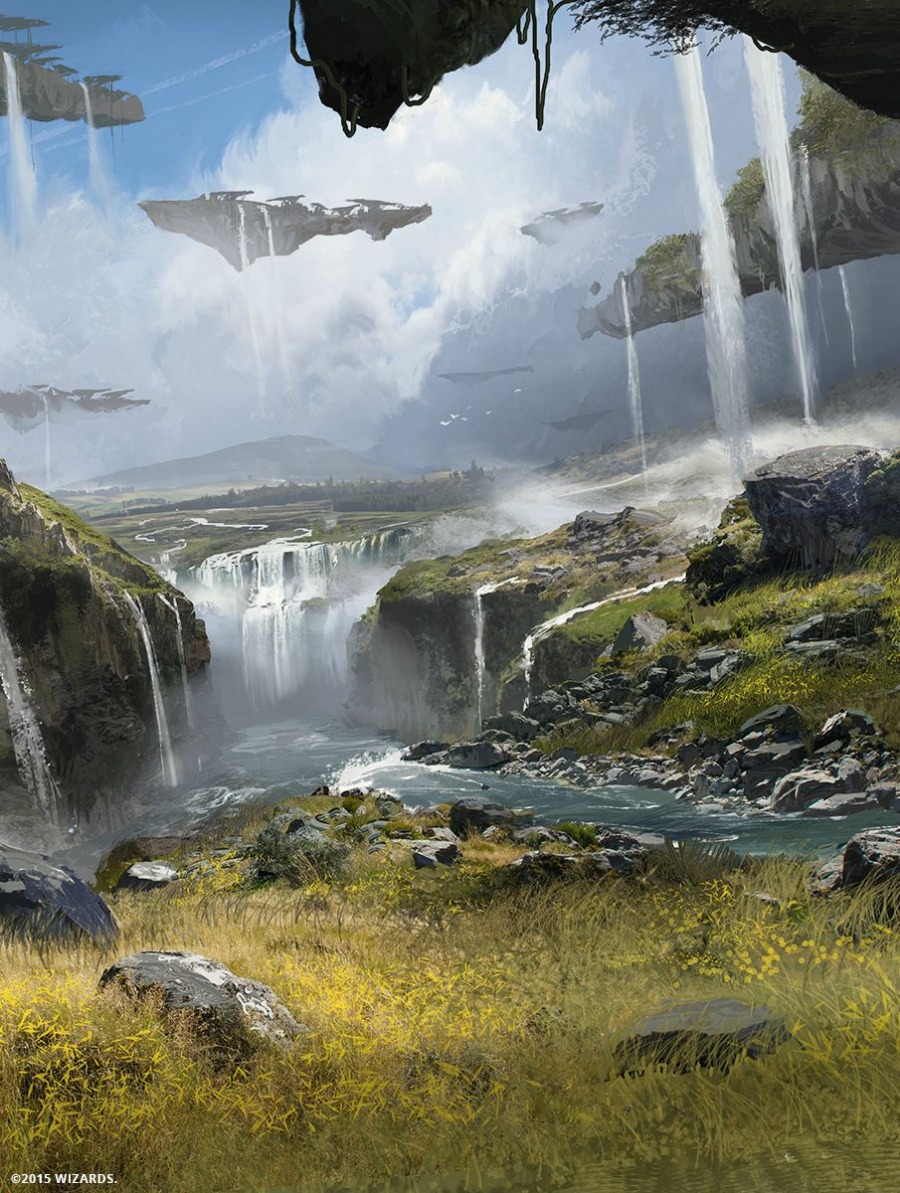 MTGNexus - Prairie Stream Art by Titus Lunter