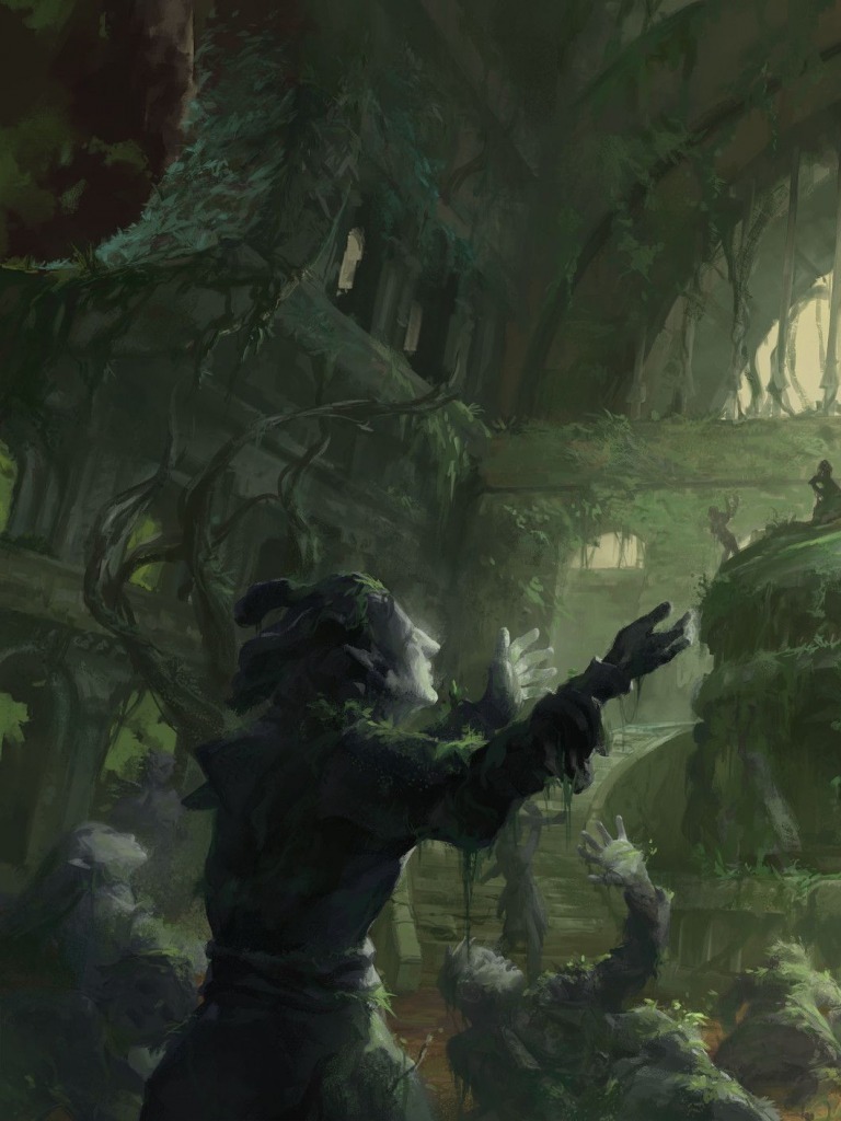 MTGNexus - Overgrown Tomb Art by Yeong-Hao Han