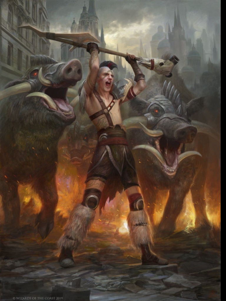 MTGNexus - Domri, Chaos Bringer Art by Zack Stella